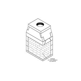 CUSTOM ISOKERN STANDARD FIREBOX 36" CORNER RIGHT